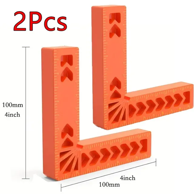 2Pcs 90 Degree Positioning Squares 4 Inch Right Angle Clamps Reusable ...