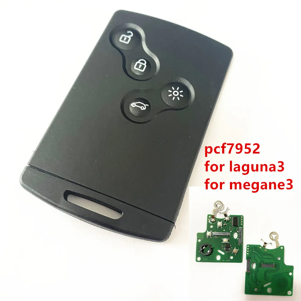 5PCS-LOT-4-Button-Remote-Key-Card-433MHz-ID46-PCF7952-Keyless-Entry-for ...