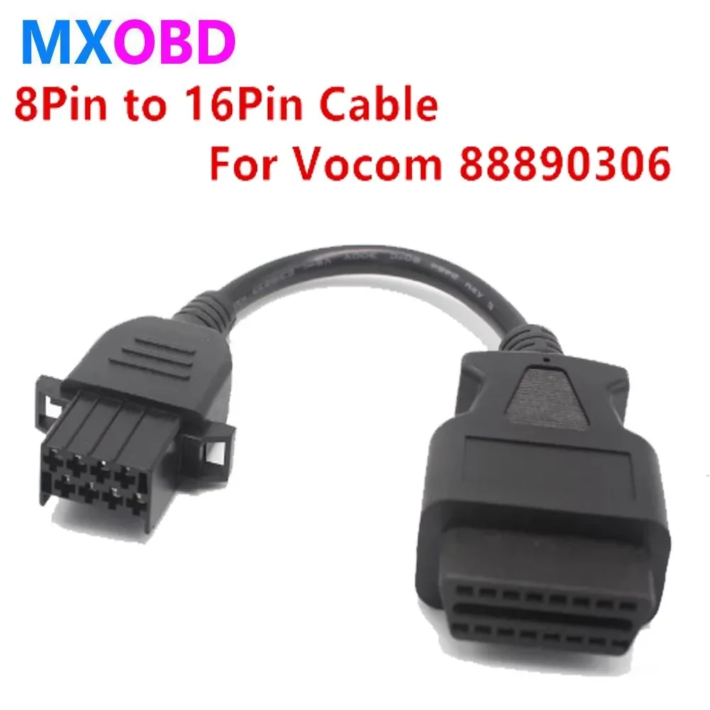 Diagnostic-Tool-Car-Cable-8Pin-to-16-Pin-Cable-for-Volvo-Vocom-88890306 ...