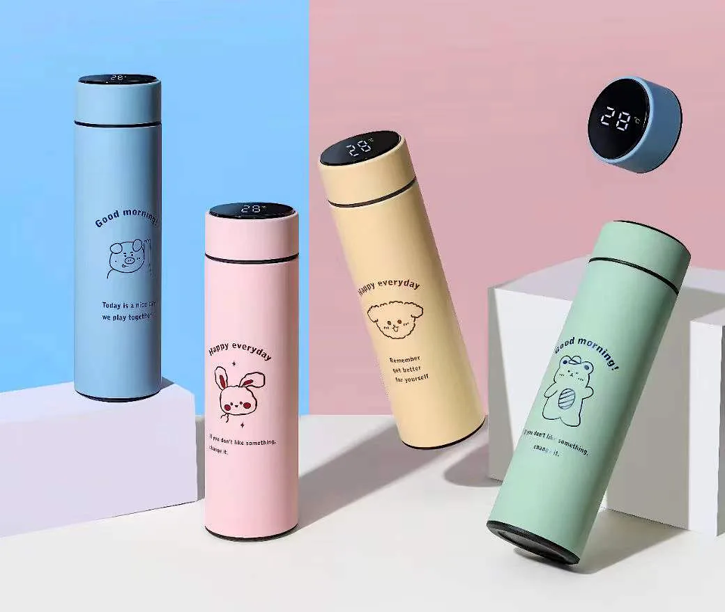 Botella-t-rmica-inteligente-con-pantalla-de-temperatura-taza-t-rmica-de-acero-inoxidable-para ...
