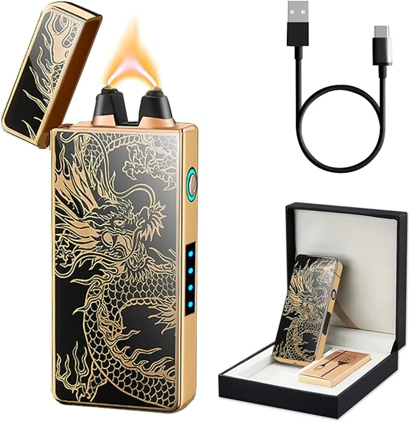 Electric-Dragon-Lighter-for-Men-Rechargeable-Plasma-Arc-Lighter-Luxury ...