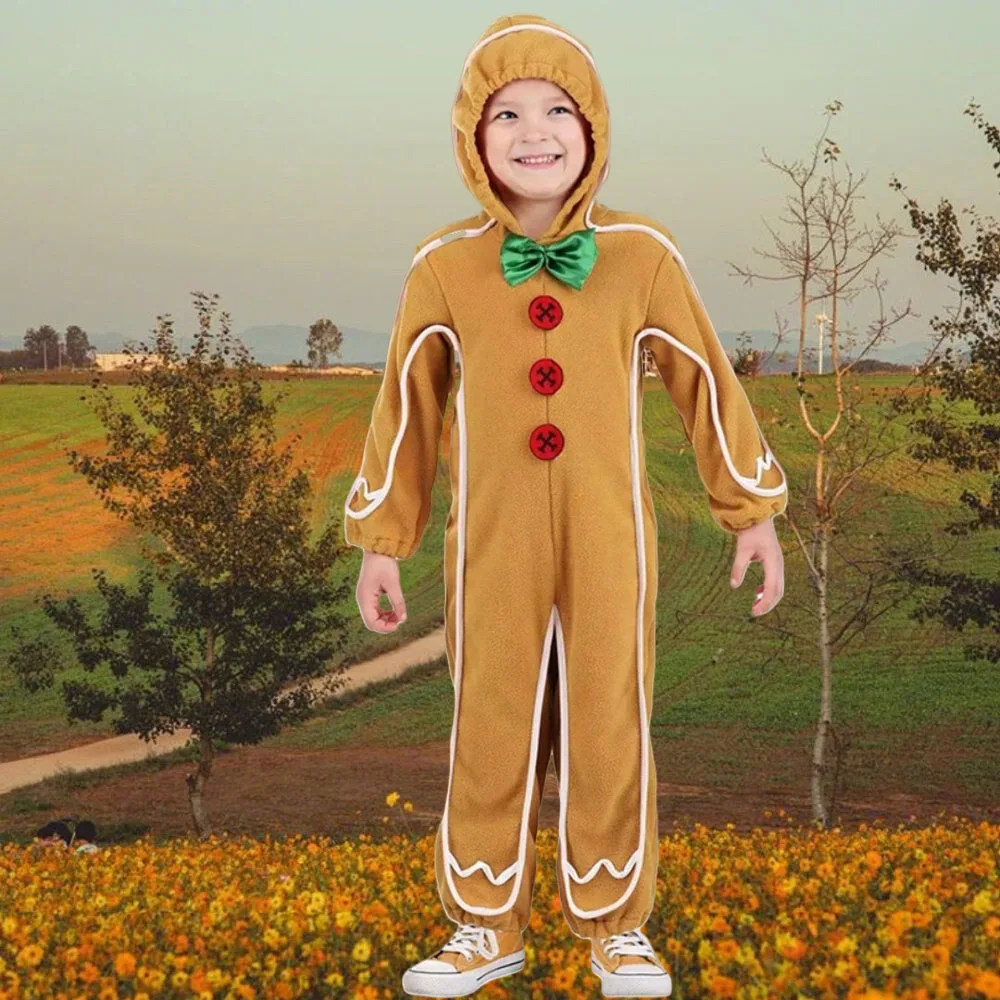 Gingerbread-Man-Cosplay-Fantasias-Infantis-Macac-o-Infantil-Decora-o-de ...