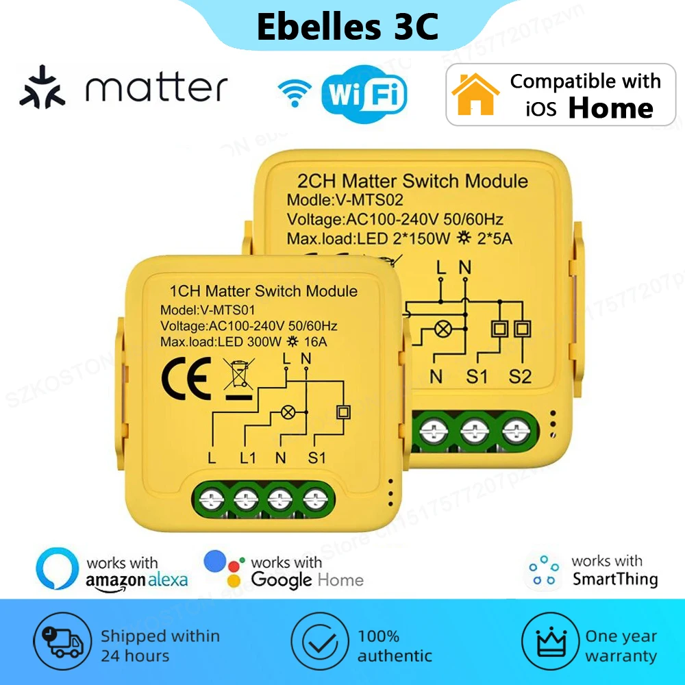 WiFi-Smart-Switch-M-dulo-Rel-Disjuntor-Dom-tica-Compat-vel-com-Homekit ...