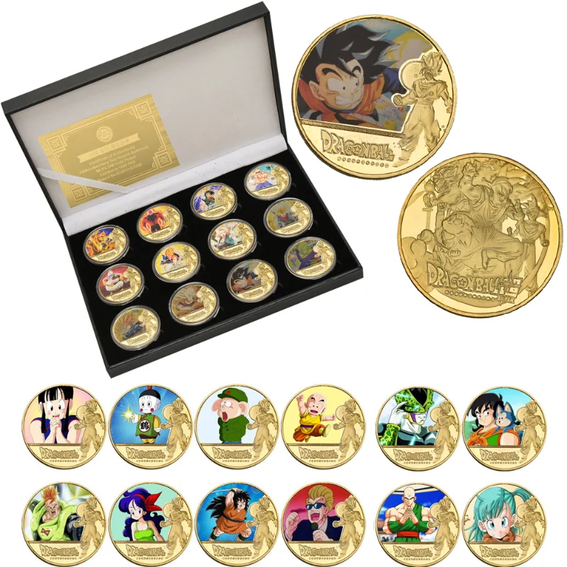 Dragon-Ball-Gold-Plated-Gold-Coin-Son-Goku-Vegeta-Commemorative-Coins ...