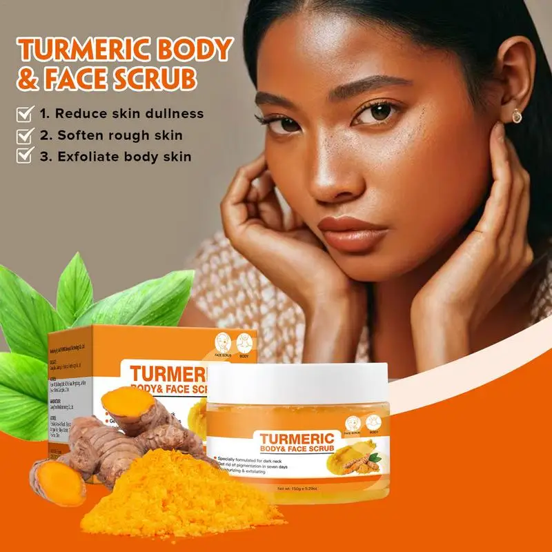 Turmeric Scrub Turmeric Face Whitening Cream Brightening Exfoliating ...