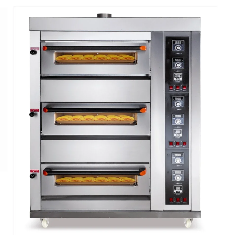 New-Arrival-Gas-Bakery-Oven-Pizza-Cake-Breading-Baking-Machine ...