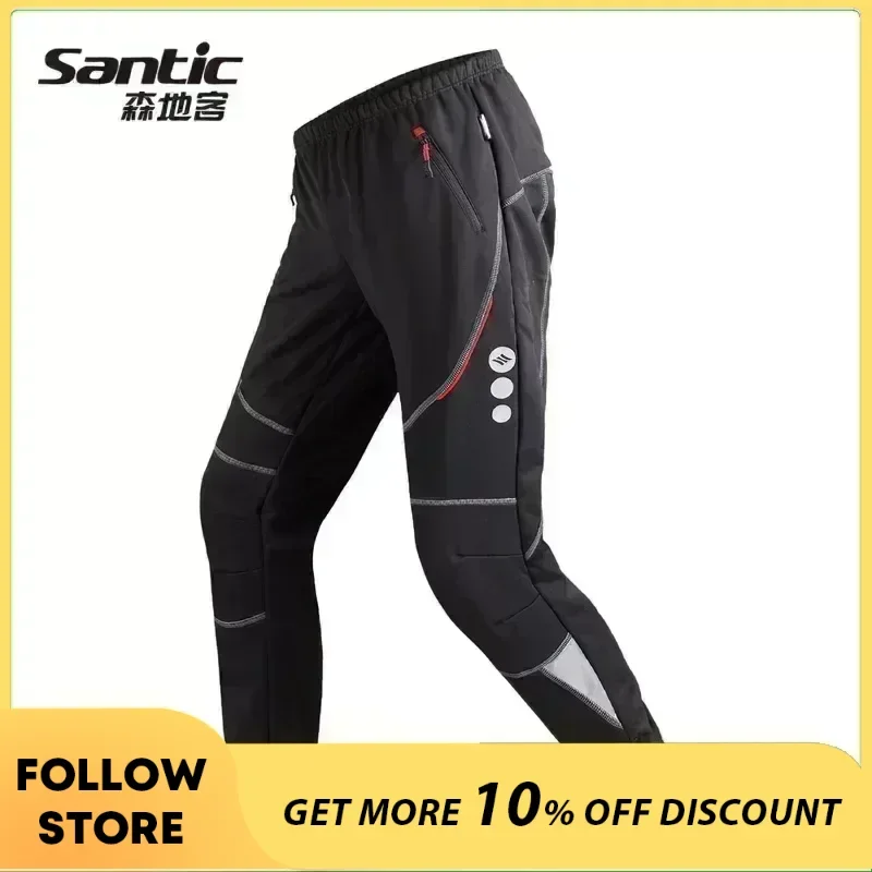 Santic-Cycling-Pants-Men-Winter-Fleece-Warm-Pants-Outdoor-Casual-Pants ...