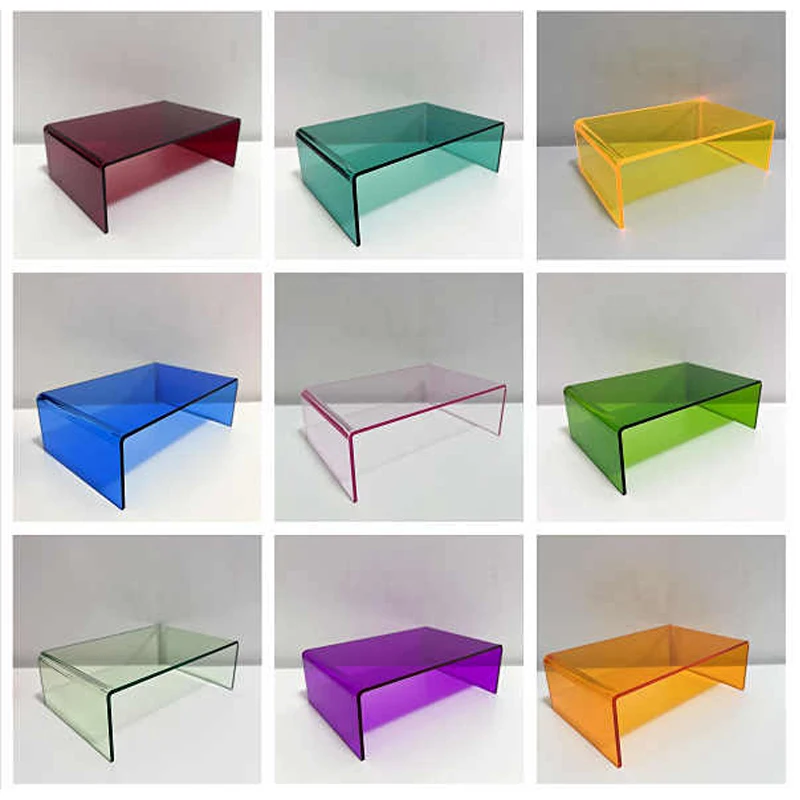 Color-Acrylic-Display-Riser-Rack-Plexiglass-Shoe-Bracket-Jewelry ...