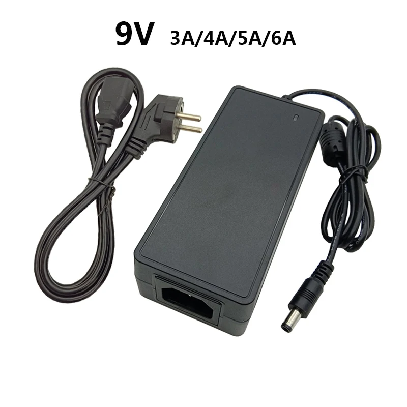 Universal 9V 3A 4A 5A 6A Power Supply AC DC Adapter 220V to 9 Volt ...