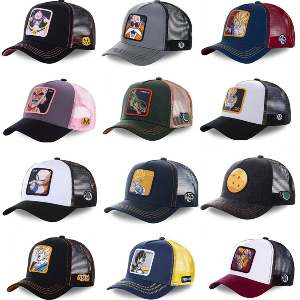 Dragon Ball Caps Cartoon Women Men Hats GOKU Super Saiyan Shenron ...