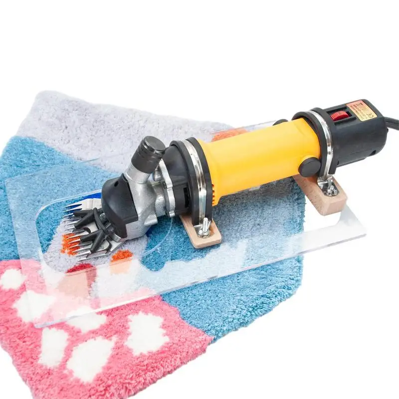 Electric-Carpet-Trimmer-Bracket-Solid-Acrylic-Shearing-Guide-For-DIY ...