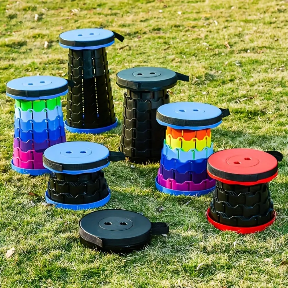 Rainbow-Telescopic-Folding-Stool-Storage-Stool-Outdoor-Travel-Folding ...