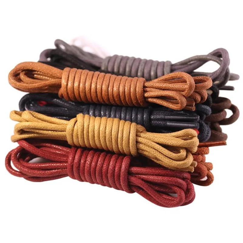 Cordones-de-algod-n-encerado-para-zapatos-Cordones-redondos-Oxford-para ...