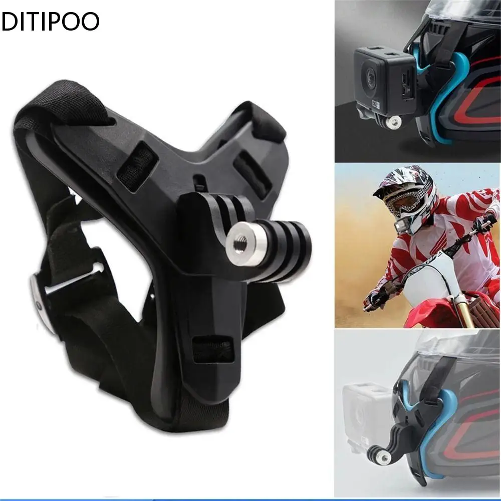 Motorcycle-Helmet-Chin-Stand-Mount-Holder-for-GoPro-Hero-5-6-7-Action ...
