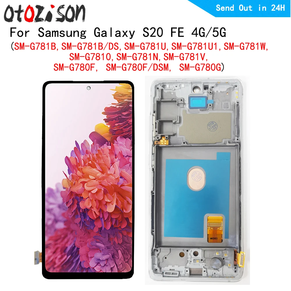 Tela-amoled-lcd-para-samsung-galaxy-s20-fe-4g-5g-g780-g781-painel-de ...