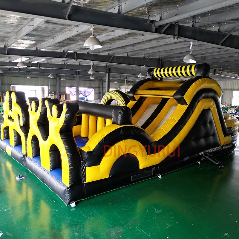 Inflatable-Obstacle-Course-Castle-12x7M-Jumping-Castle-Bouncer ...