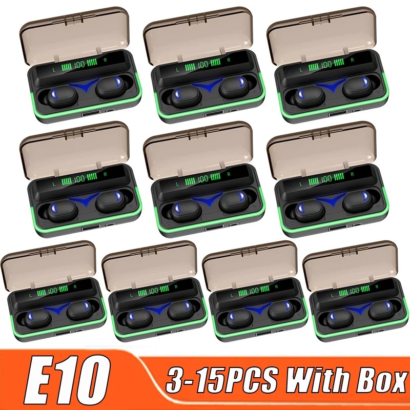 E10-Pro-TWS-Headphones-Earbuds-Bluetooth-Earphone-Wireless-Headset-New ...