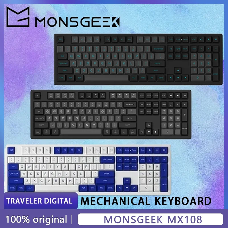 Monsgeek-Mx108-Wireless-Keyboard-108-Key-Full-size-Mouse-Combo-2-4g ...