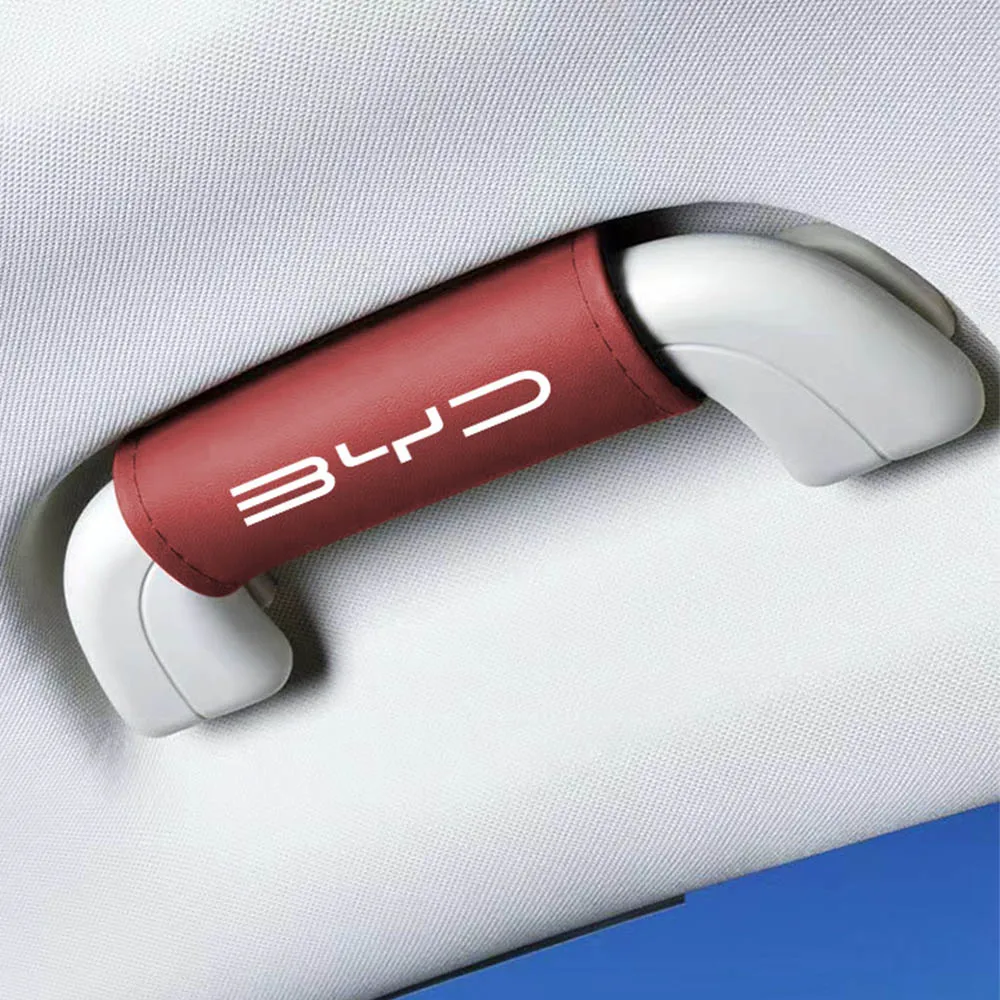 2pcs-Car-Roof-Handle-Cover-Pad-Auto-Accessories-For-BYD-Atto-3-Act-Tang ...