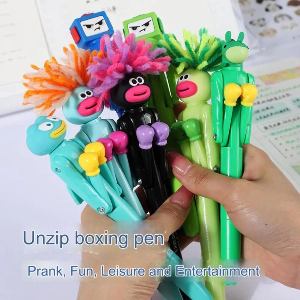 New Creative Boxing Pen Gel Pen Stationery Ballpoint Pen Cartoon Quick ...