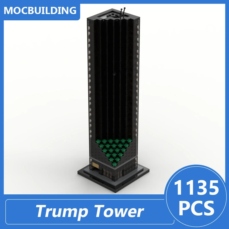 Trump-Tower-Model-Moc-Building-Blocks-Diy-Assemble-Bricks-Architecture ...