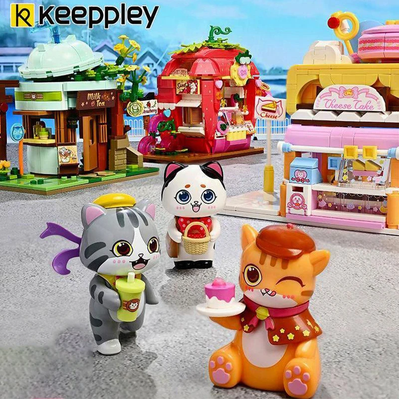 New-Keeppley-Building-Blocks-Animal-Street-View-Decorate-Model ...