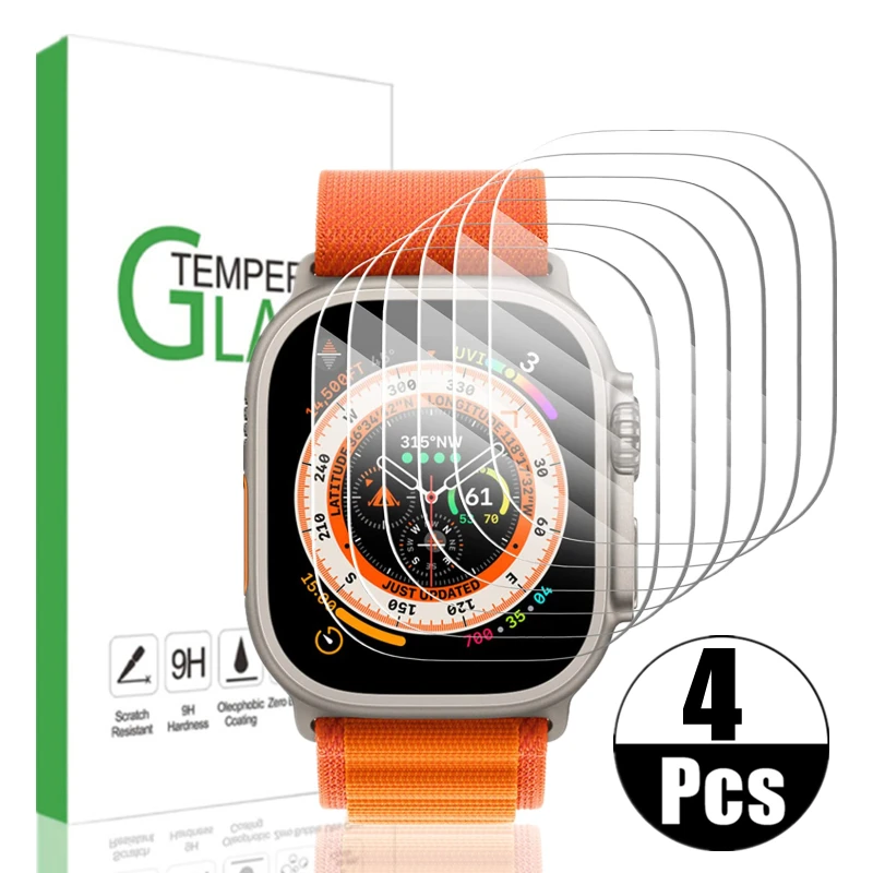 HD-Tempered-Glass-for-Apple-Watch-Ultra-49mm-Screen-Protector-Anti ...