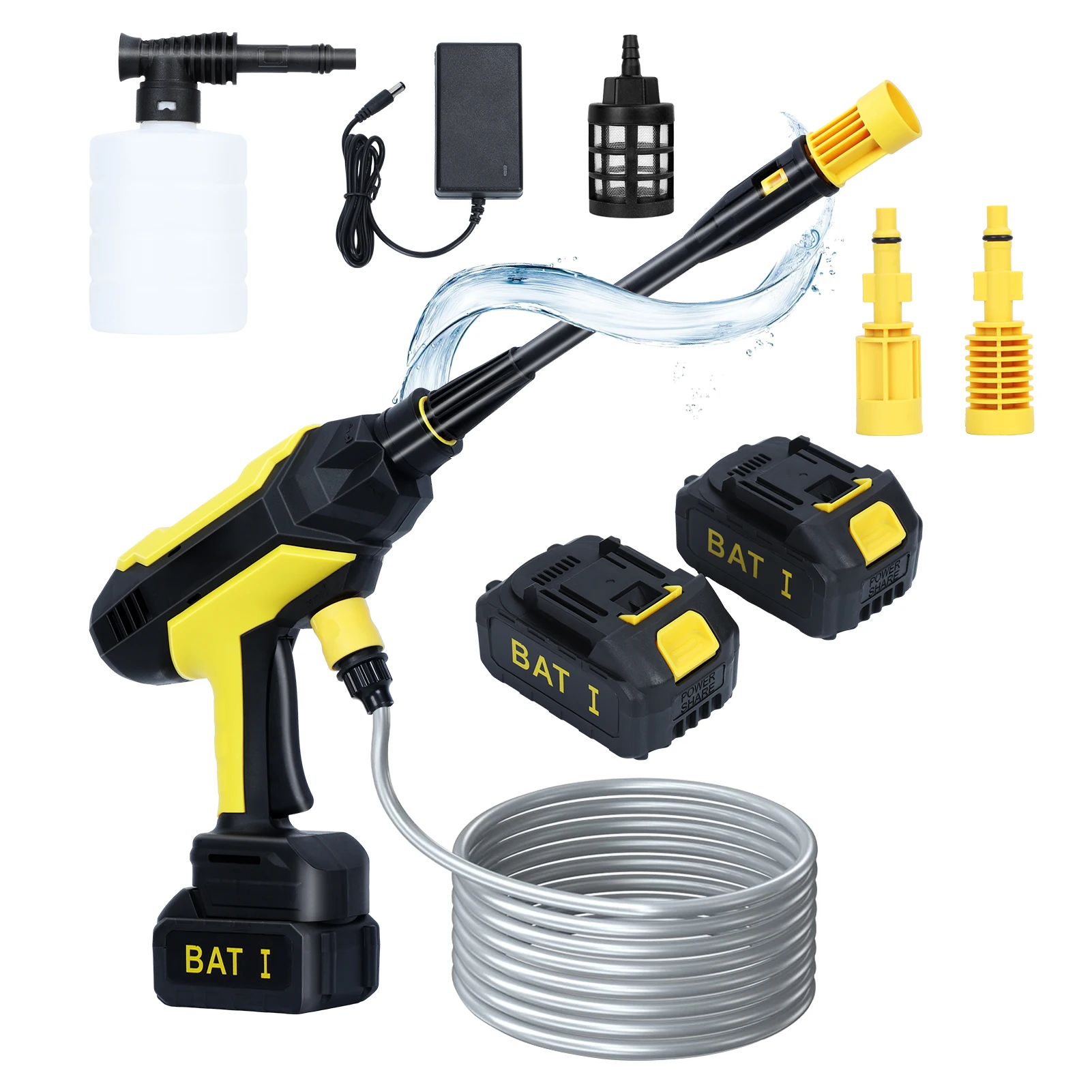 Cordless-Pressure-Washer-Portable-Power-Washer-with-2-Rechargeable ...