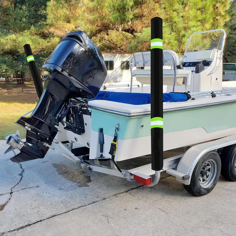 Boat-Trailer-Guide-Pole-Pads-36-Inch-Reflective-Marine-Trailer-Guide ...