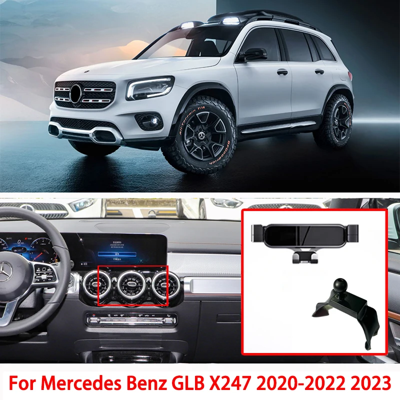 Car-Phone-Mount-Holder-for-Mercedes-Benz-GLB-X247-2020-2021-2022-2023 ...