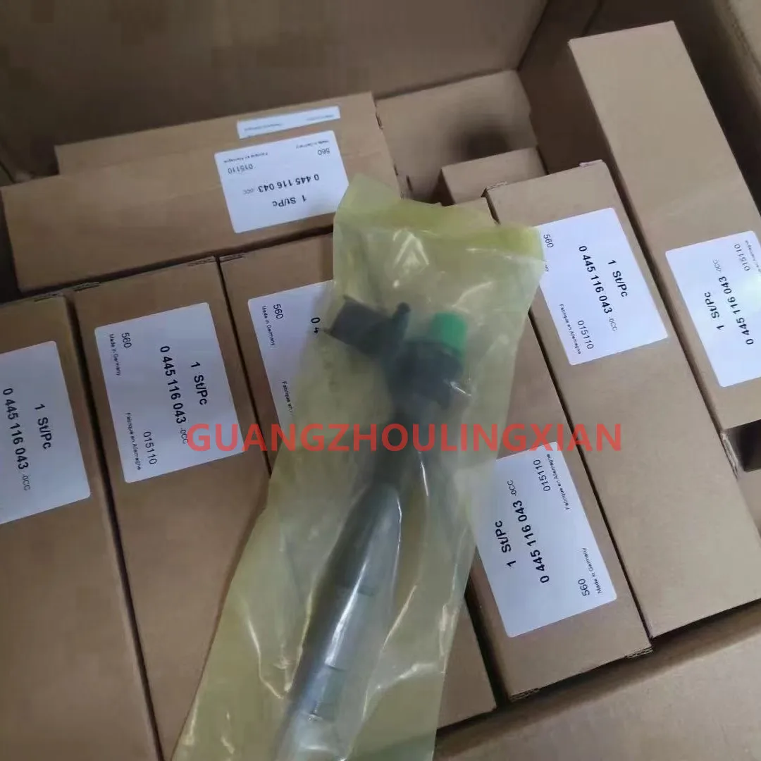 Inyector de combustible diésel Common Rail 0445116043, 0445116073 ...