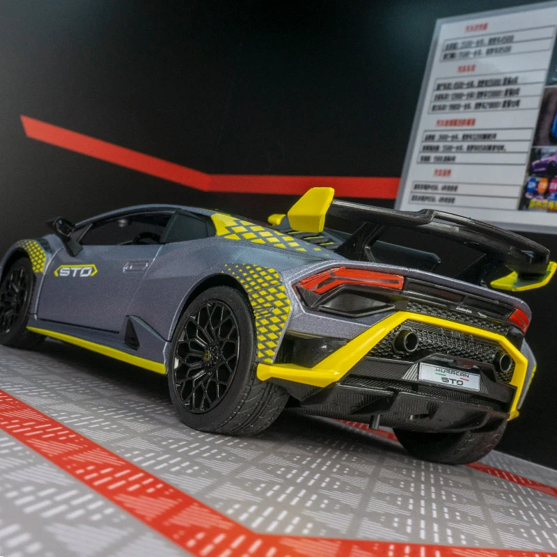 1-24-Lamborghini-HURACAN-STO-Alloy-Sports-Car-Model-Diecasts-Metal ...