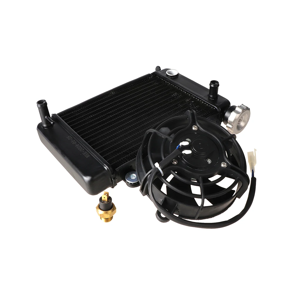 ATV-Water-Cooling-Engine-Cooler-Radiator-Cooling-With-12V-Fan-For-150cc ...