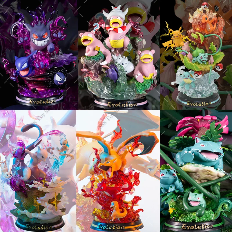 Figura-de-acci-n-de-Pok-mon-GK-modelo-luminoso-de-evoluci-n-de-Mega ...