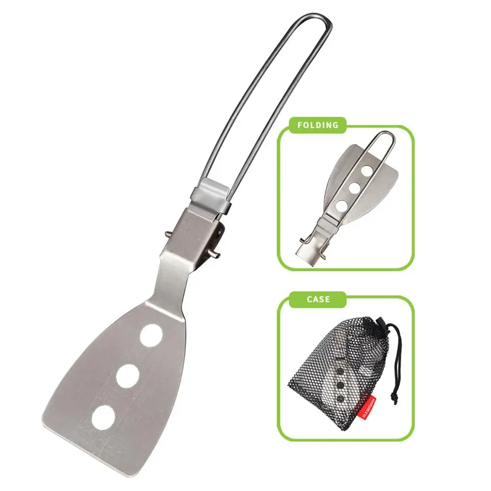 Portable-Mini-Folding-Spatula-304-Stainless-Steel-Outdoor-Camping ...