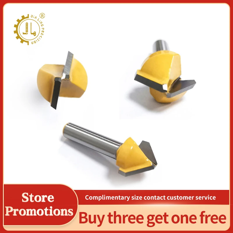 V Grooving Carving Bit ACP Wood Milling Aluminum Cutter for Metal ...