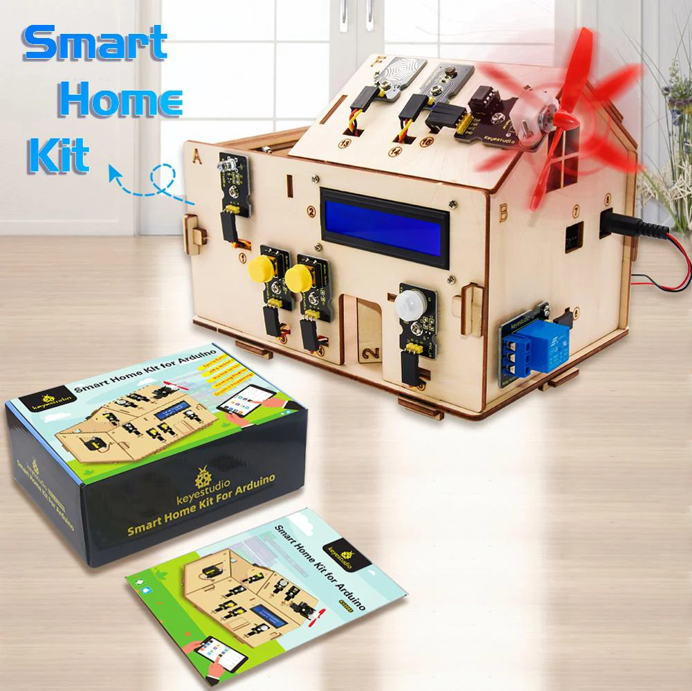 Русский Учебни Keyestudio Smart Iot Home Kit With Plus Board For ...