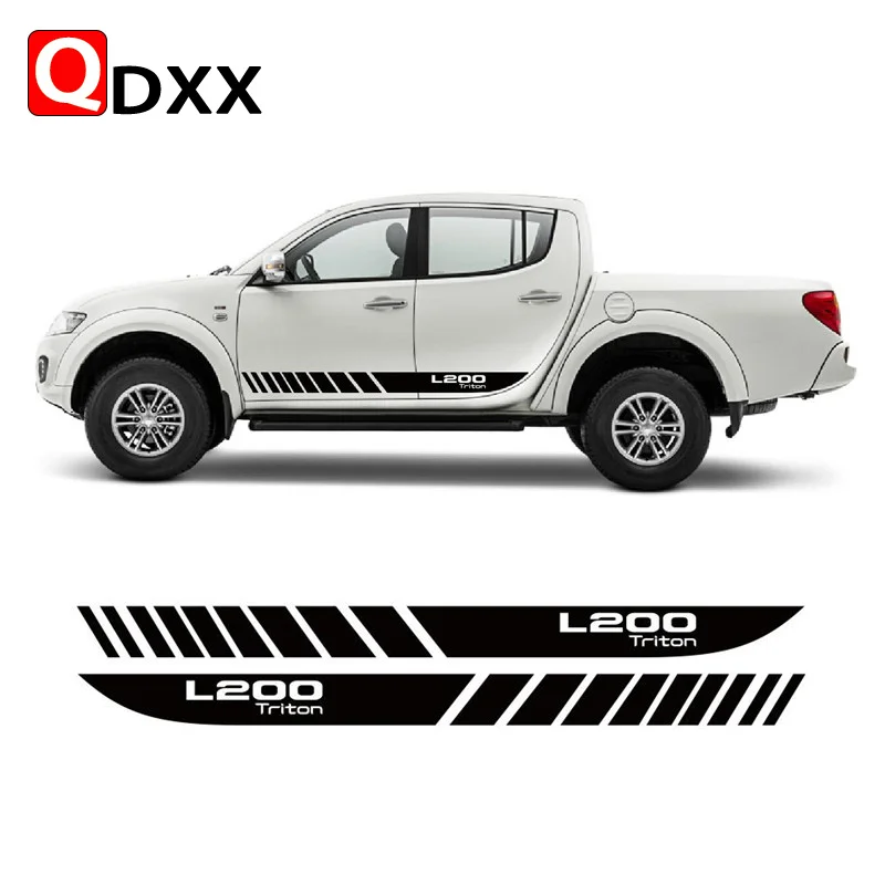 For-Mitsubishi-L200-Triton-Off-Road-Styling-Vinyl-Film-Decals-Auto-Door ...