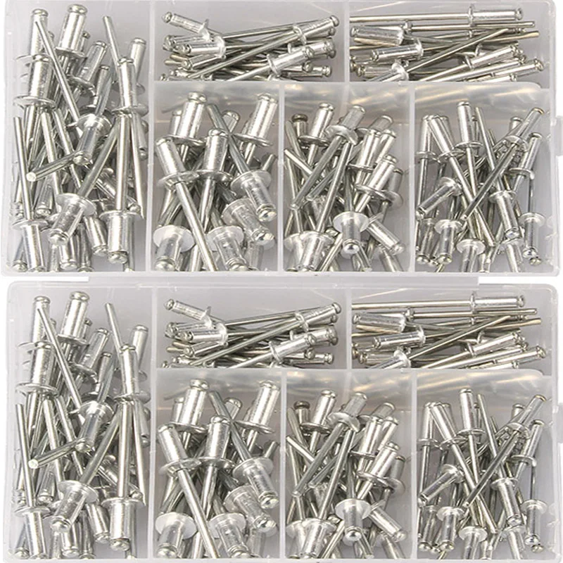 120pcs-Blind-Rivets-Aluminum-M3-2-M4-Dome-Head-Blind-Pop-Rivets ...