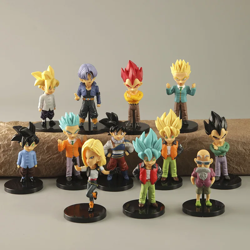 Anime-Dragon-Ball-Goku-Gohan-Vegeta-Trunks-Android-NO-18-Master-Roshi ...