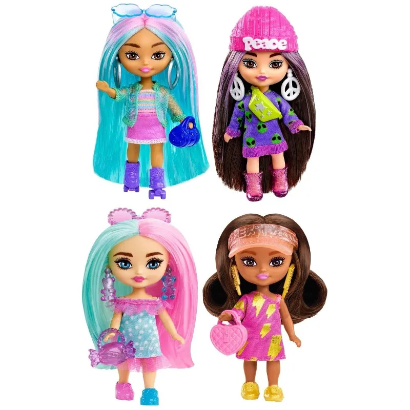 Barbie-Doll-Extra-Mini-Minis-Dolls-for-Girls-with-Accessories-Stand ...