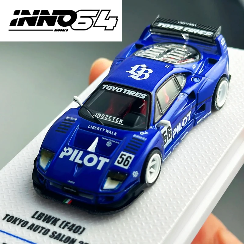 INNO-1-64-Metal-Blue-LBWK-F40-Tokyo-Auto-Salon-2024-alloy-car-model.jpg