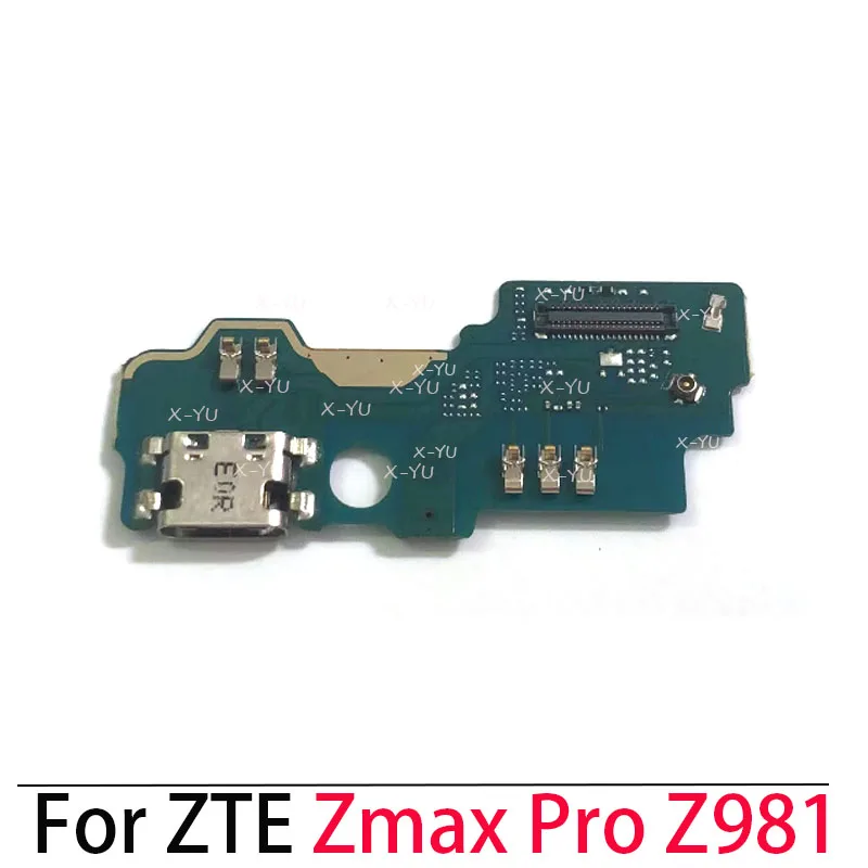 For ZTE ZMax Pro Z981 / Blade Z Max Z982 / Blade X Z965 USB Charging Port Dock Connector Flex ...