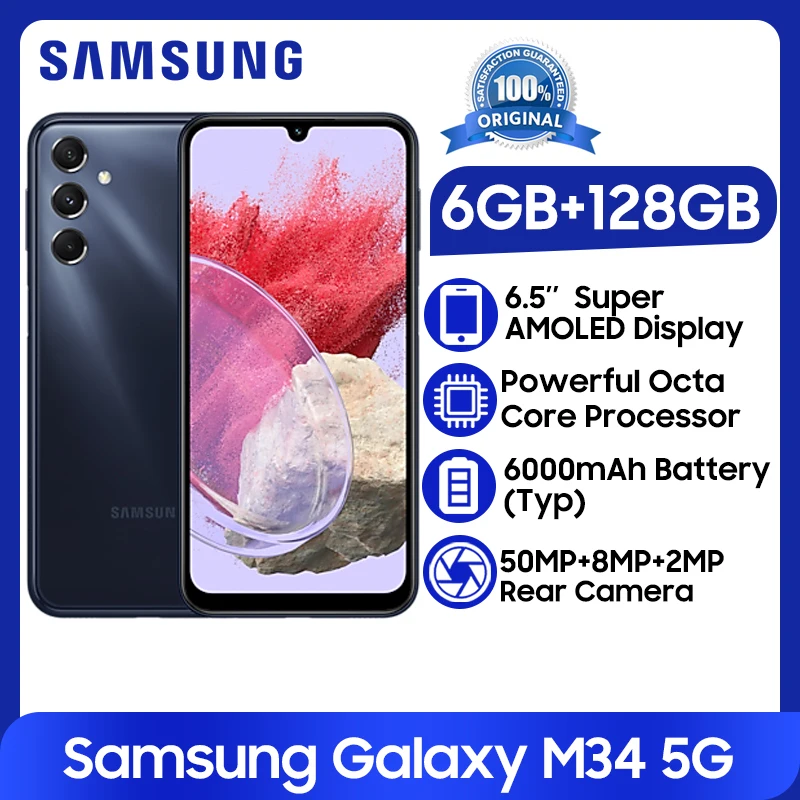 Samsung-Galaxy-M34-5G-Mobile-Phone-6GB-RAM-128GB-ROM-120Hz-Super-AMOLED ...