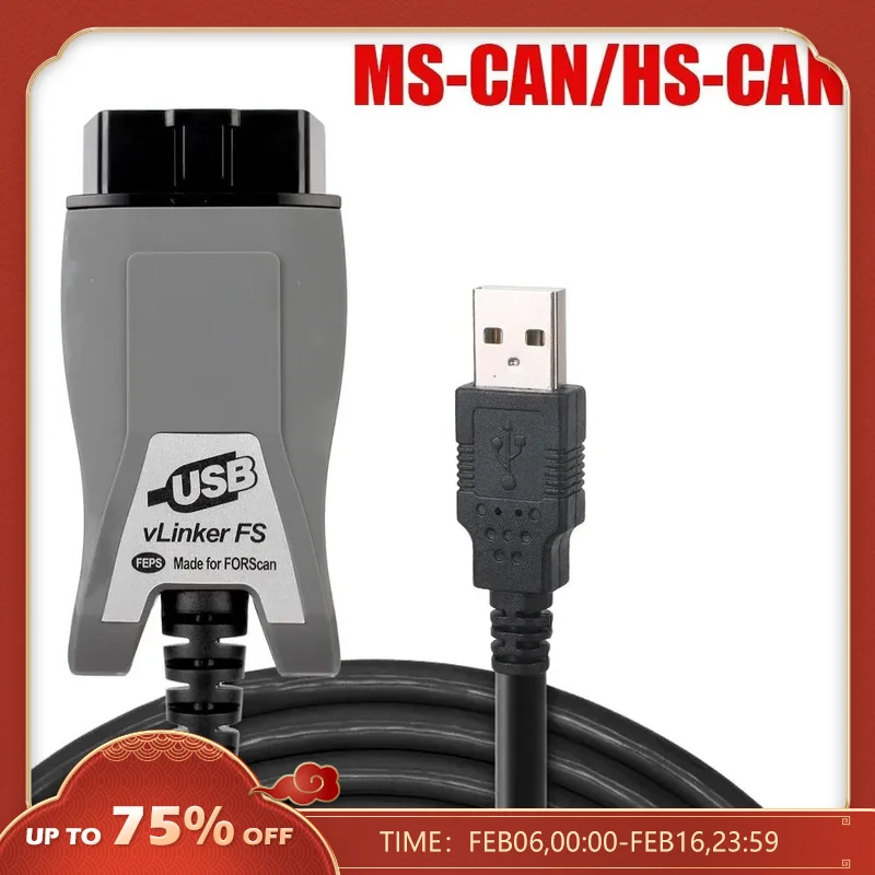 OBD2-Car-Diagnostic-Scanner-For-Ford-FORScan-Mazda-VLinker-FS-USB-FS ...