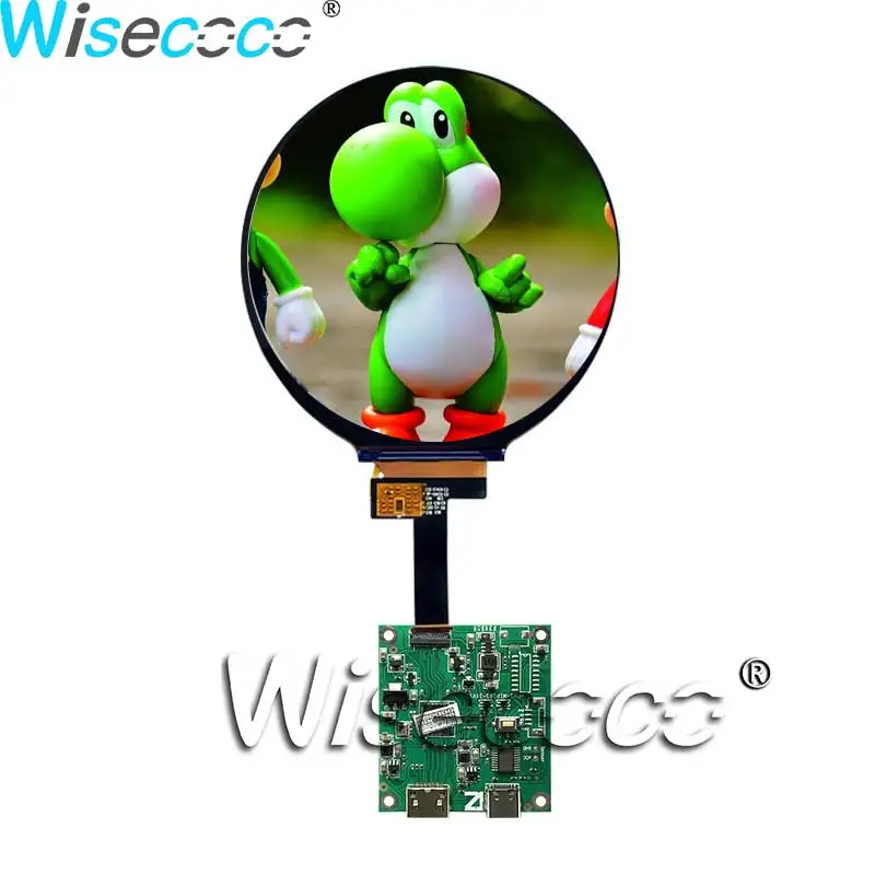 Round Lcd Display 4 Inch 720*720 Ips Screen Circular Mipi Module Type-c ...