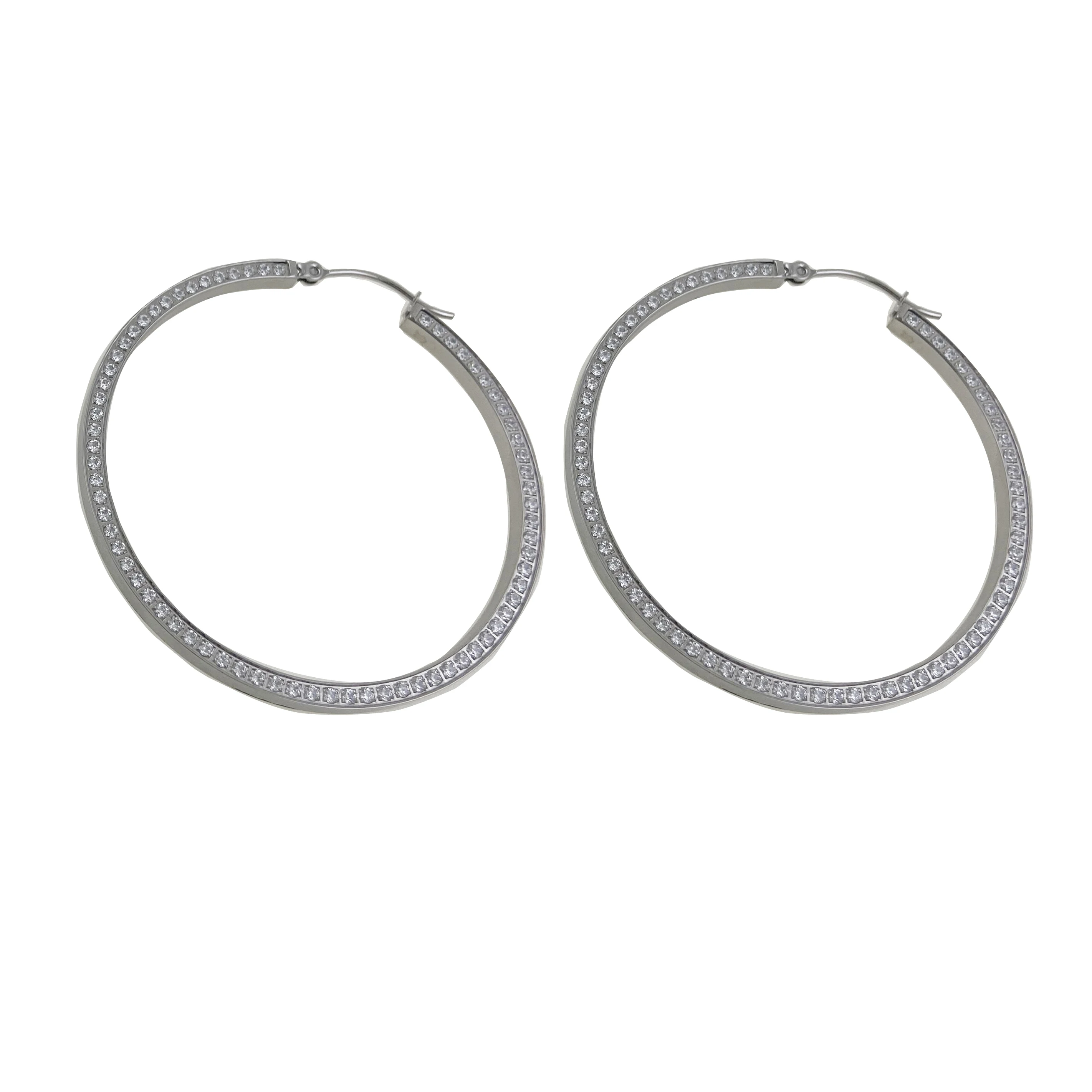ACECHANNEL-stainless-steel-fashion-earrings-hinged-Piercing-ring-men ...