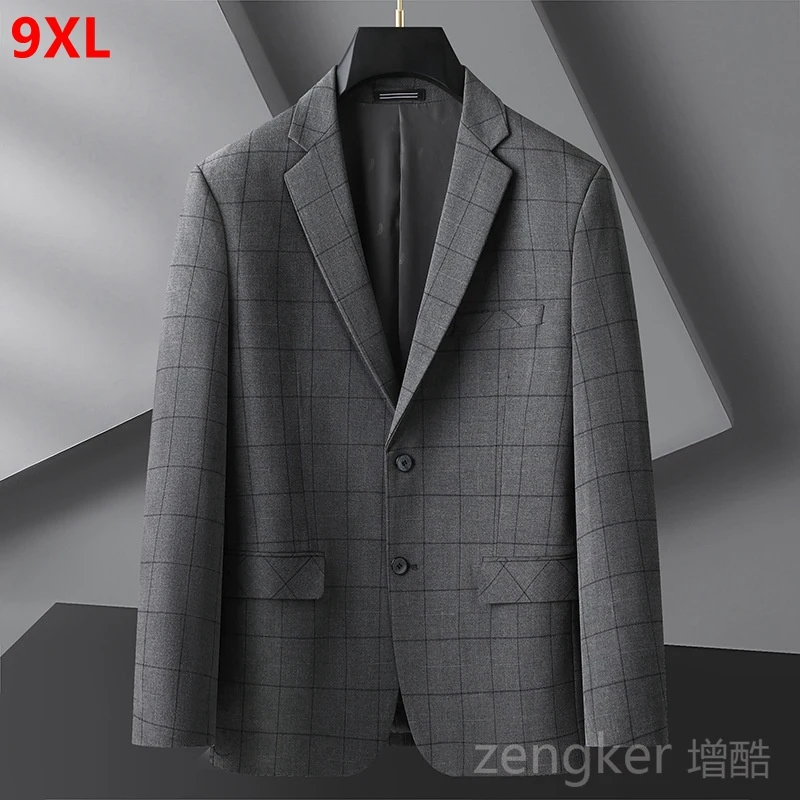 Large size suit men's autumn plus size business casual suit loose ...
