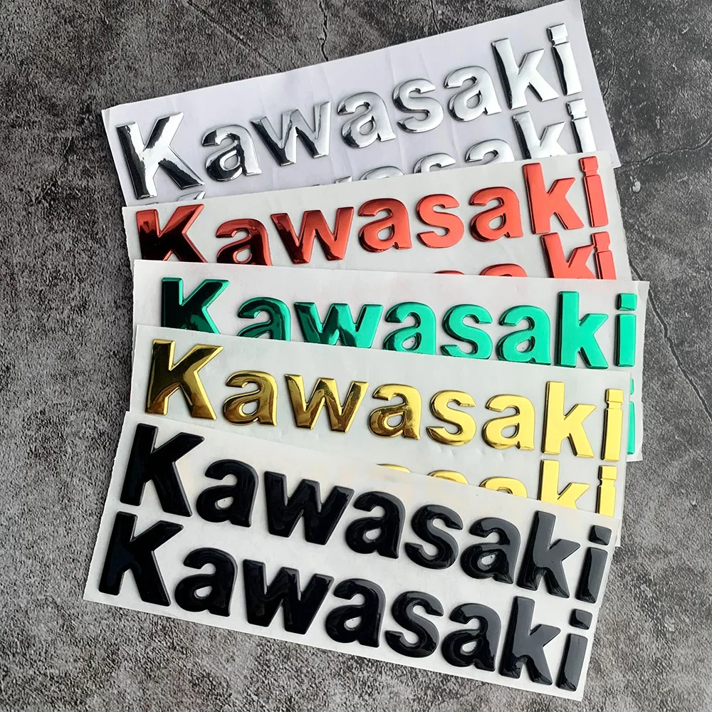 2pc-set-3D-Motorcycle-Kawasaki-Logo-Stickers-Emblem-Badge-Decals-Tank ...