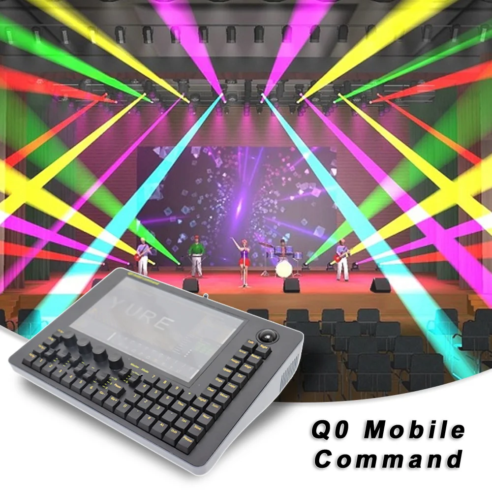 New-Q0-Mobile-Command-Wing-Touch-Screen-M2-Software-Version-DMX-Console ...